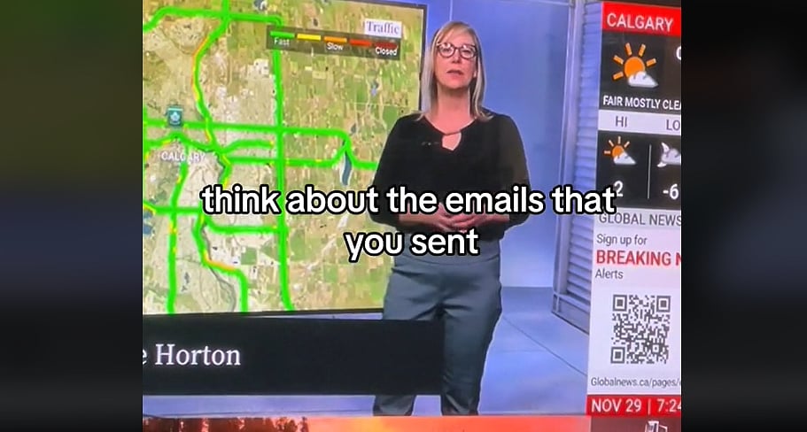 Calgary Global News host pragmatically responds to viewer who assumed ...