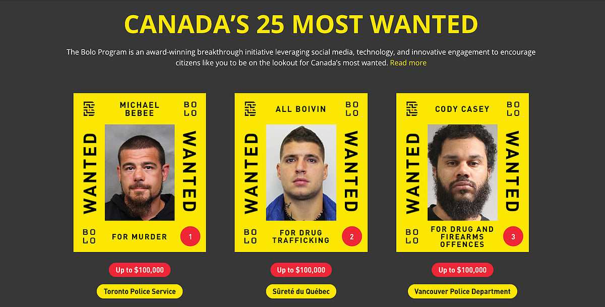 Canadian cops launch $1-million incentive to capture the country's most ...