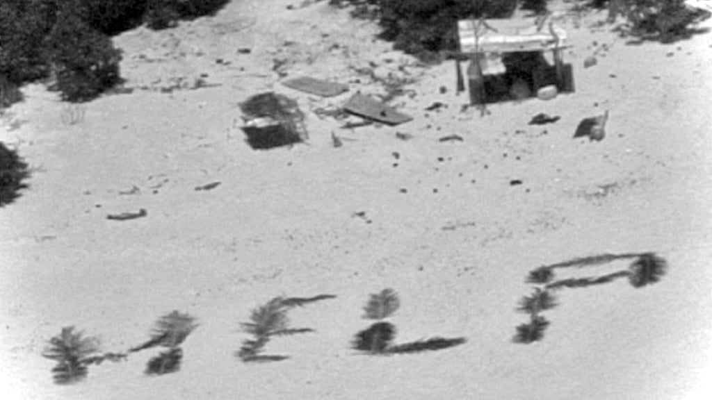 MESSAGE IN A BOTTLE: Castaways rescued from deserted island after ...