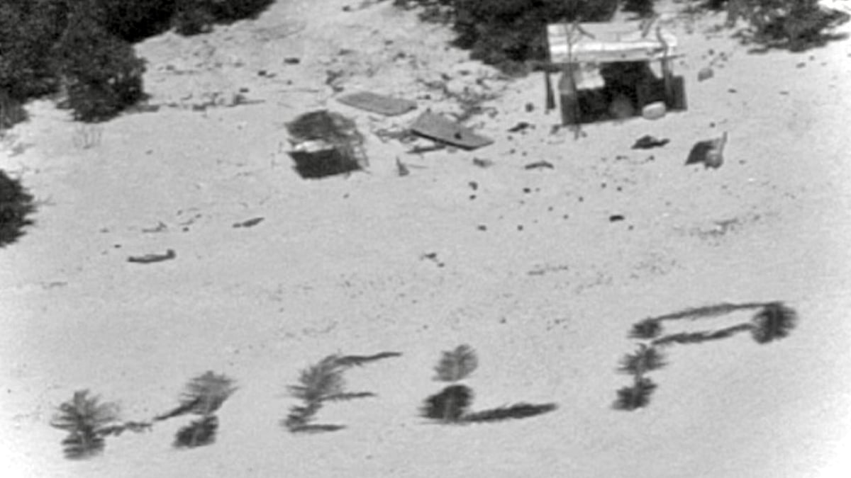 Message In A Bottle Castaways Rescued From Deserted Island After