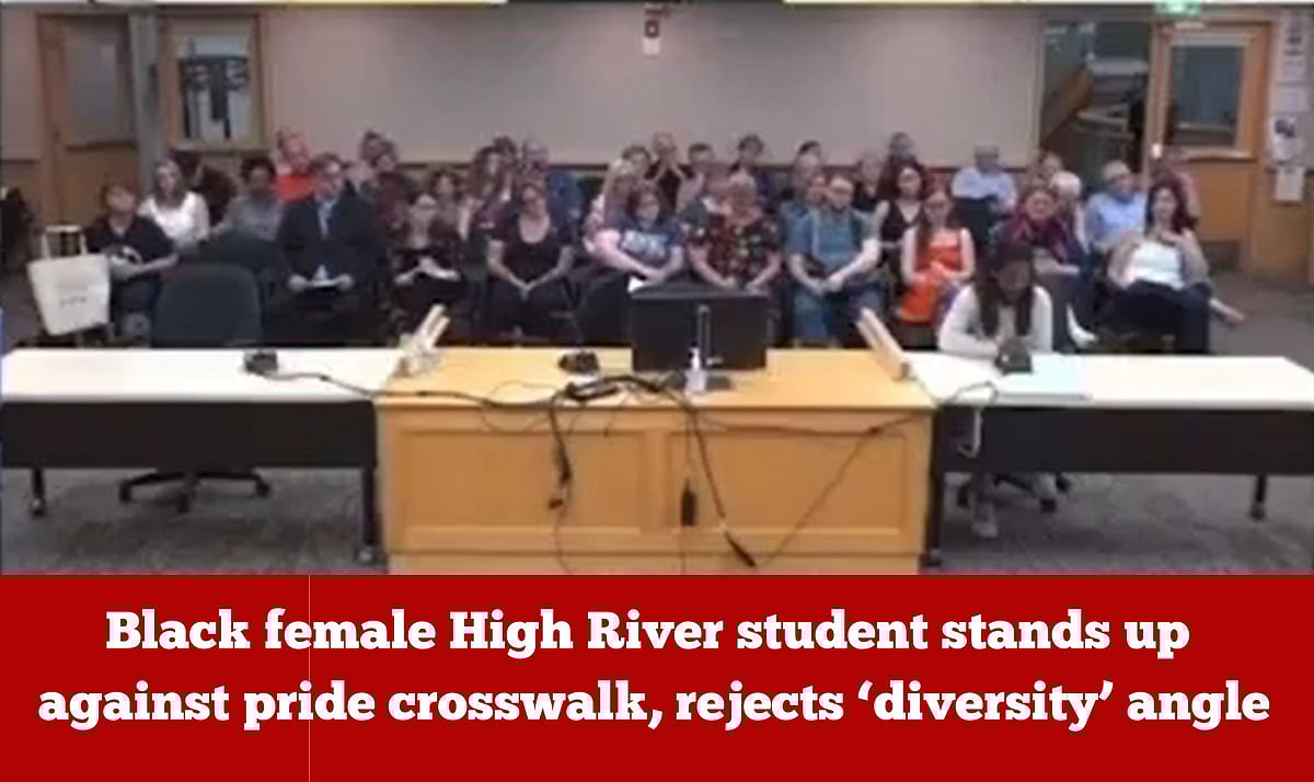 WATCH: Black female High River student stands up against pride ...