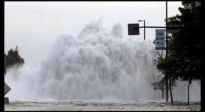 WATCH: THAR SHE BLOWS — Massive water main break floods streets of Montreal