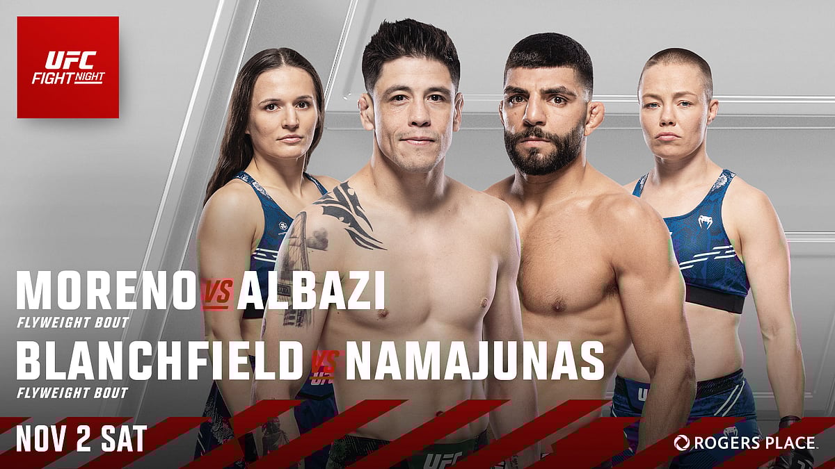 UFC Fight Night returns to Edmonton for first time in five years