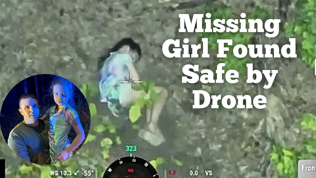 Drone Rescues Missing 10-Year-Old Girl in Louisiana Woods