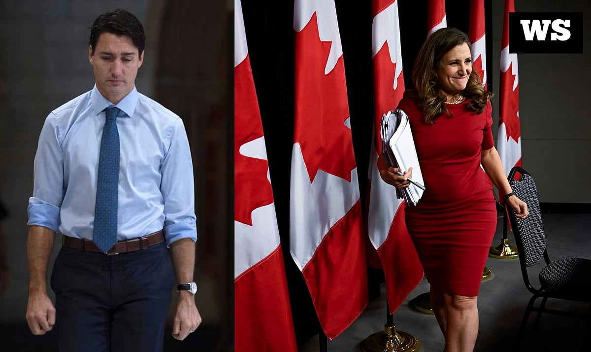 Freeland greeted with hero’s welcome at caucus meeting, 60 Liberal MPs ...