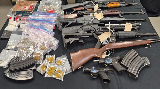 Drugs, firearms seized in Fort McMurray; two arrested
