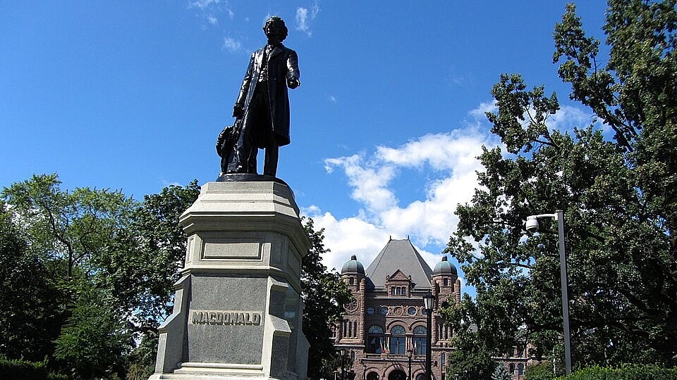 Sir John A. Macdonald Statue at Queen’s Park to be uncovered after five ...