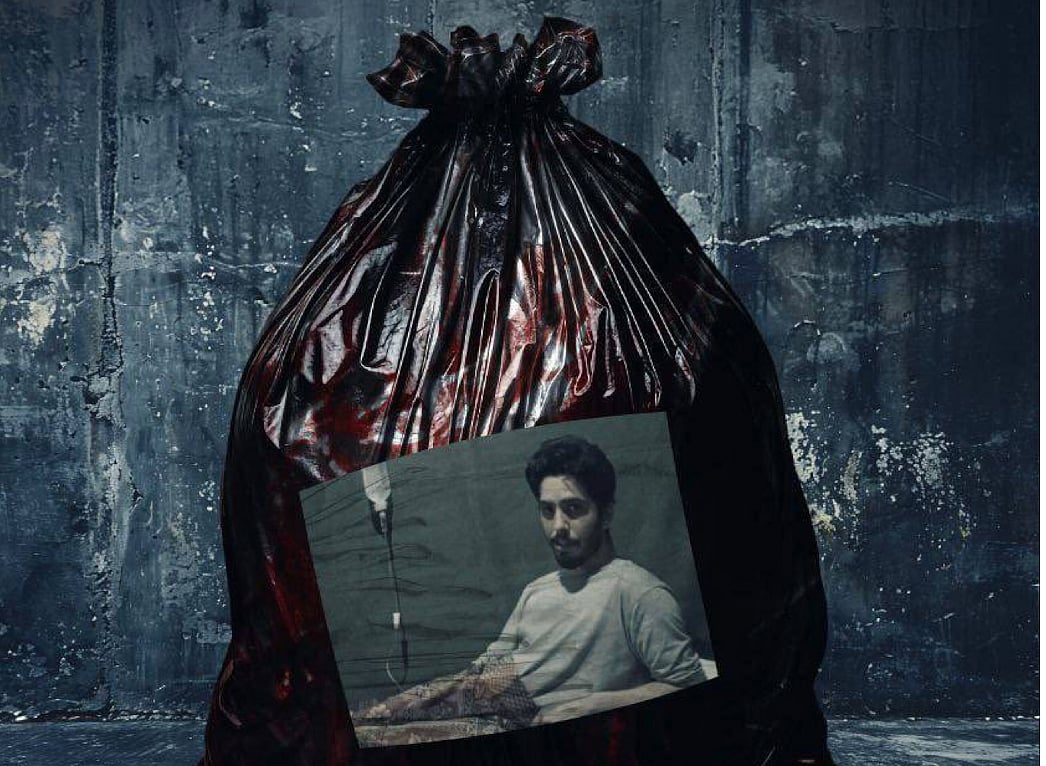 VILE: Hamas put picture of Israeli hostage on garbage bag