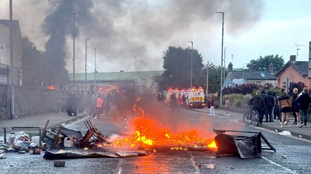 Homes burn after UK protest spirals into three nights of anti-migrant riots