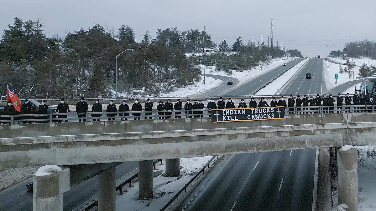'INDIAN TRUCKS KILL CANUCKS': Nationalist group protests Canada’s ...