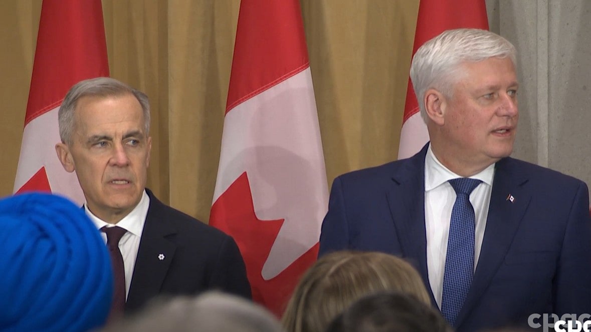 HARPER HANGING: PM Carney urges Canadians to fight independence ...