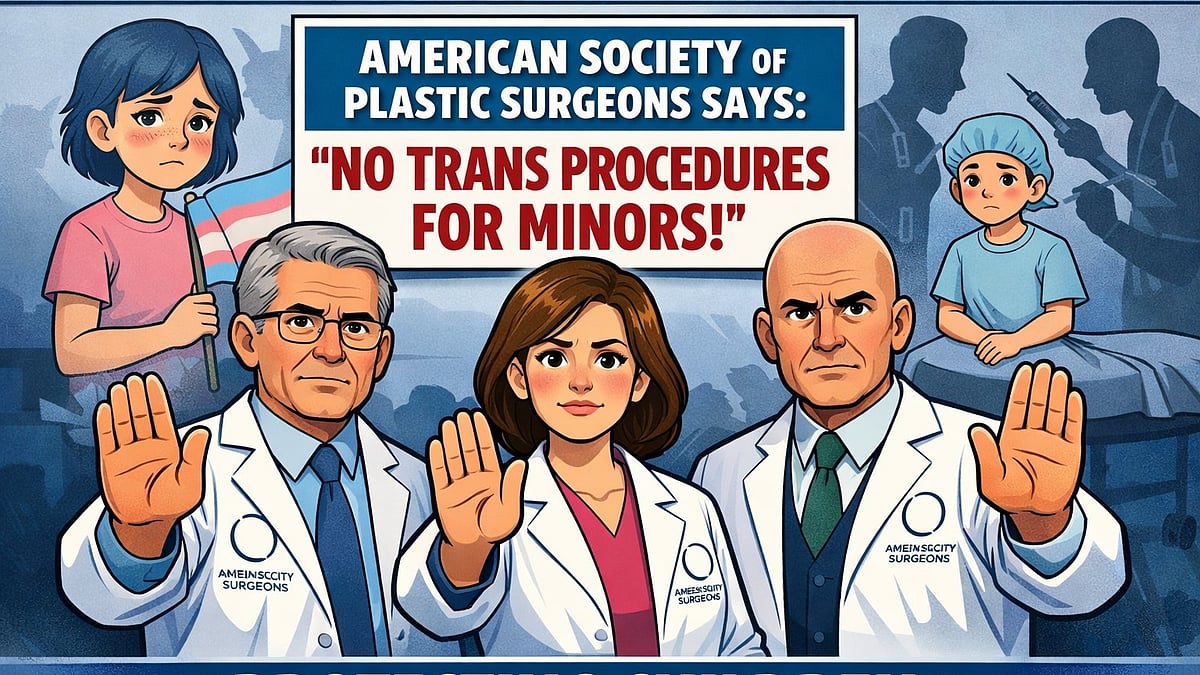 American Society of Plastic Surgeons tells doctors to hold off transing ...