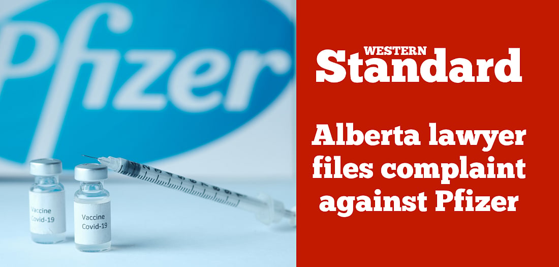Alberta lawyer files complaint against Pfizer