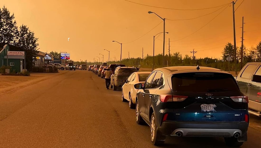 Evacuation order issued for Hay River NWT cause of wildfire, residents ...