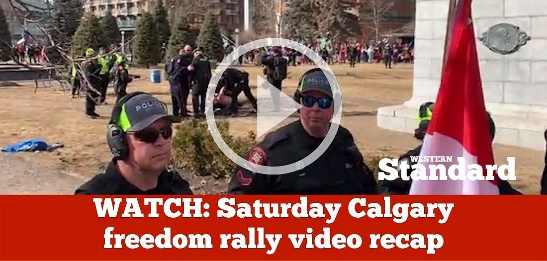 WATCH: Saturday Calgary freedom rally video recap
