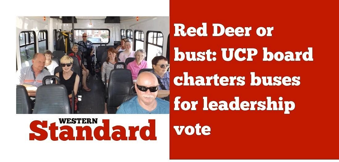 Red Deer or bust: UCP board charters buses for leadership vote