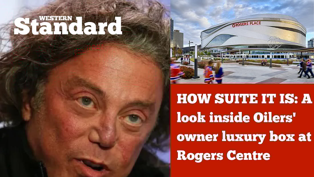 HOW SUITE IT IS: A look inside Oilers' owner luxury box at Rogers Centre
