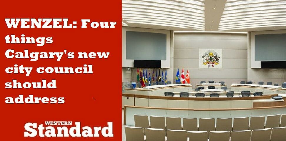 WENZEL: Four things Calgary’s new city council should address