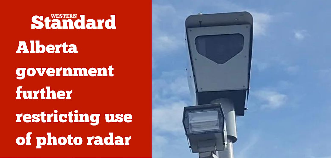 Alberta government further restricting use of photo radar