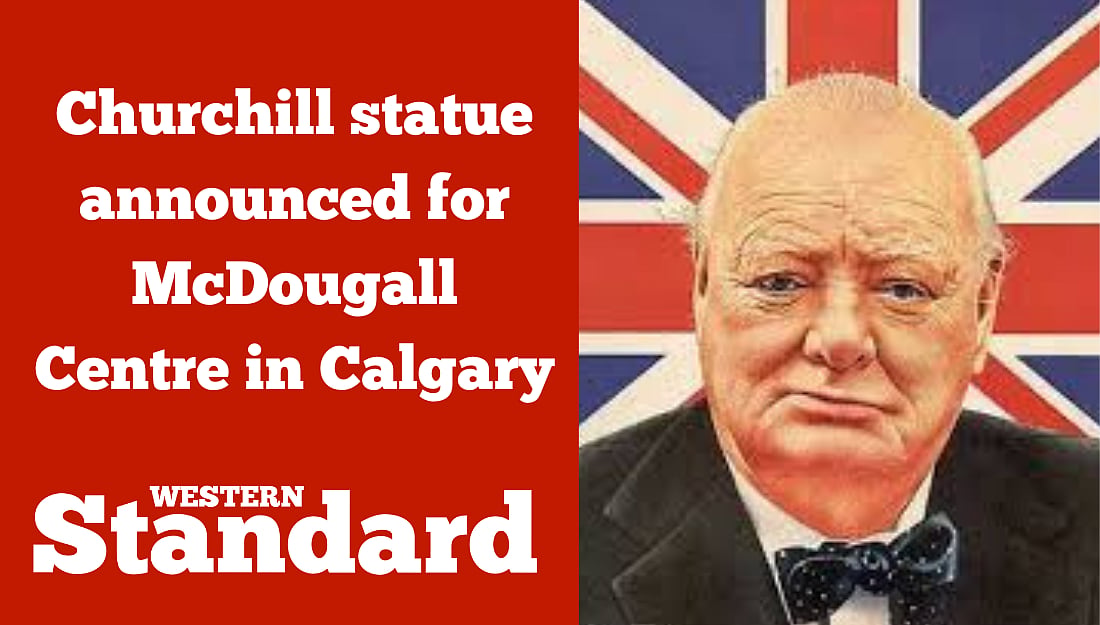 WATCH: Churchill statue announced for McDougall Centre in Calgary