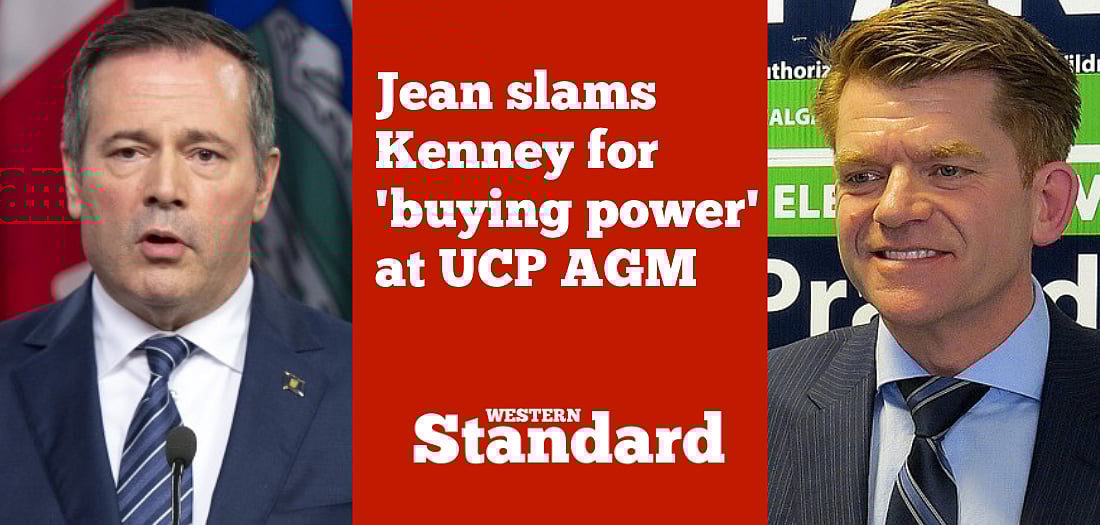 Jean slams Kenney for ‘buying power’ at UCP AGM