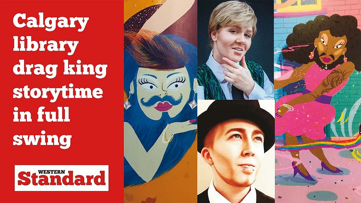 Calgary library drag king storytime in full swing