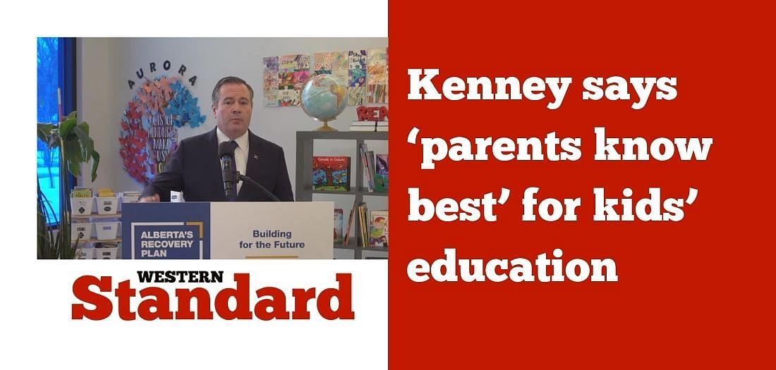 Kenney says ‘parents know best’ for kids’ education