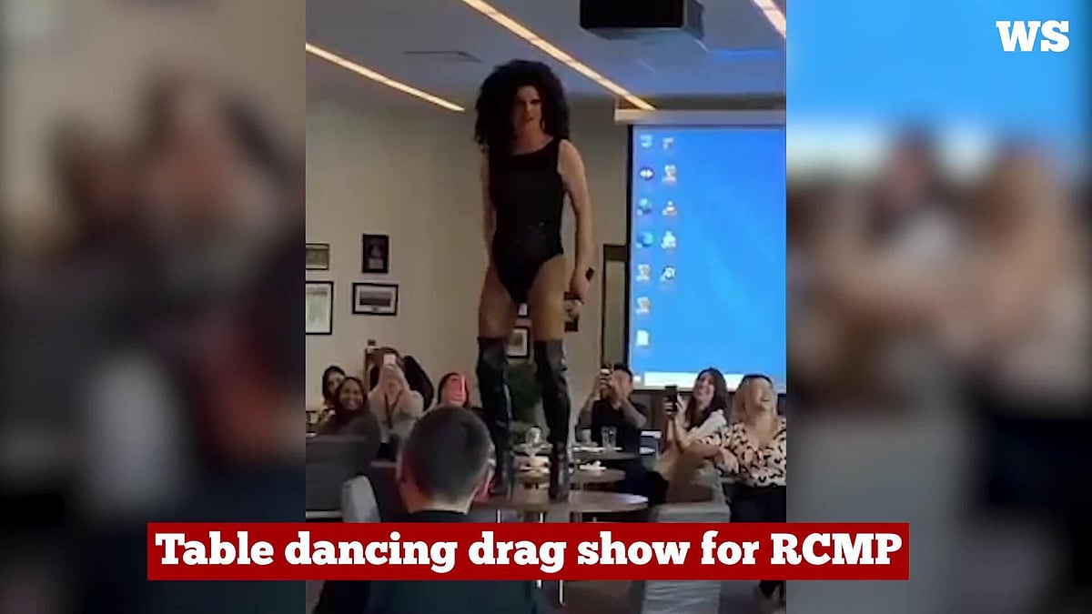 RCMP table drag dance