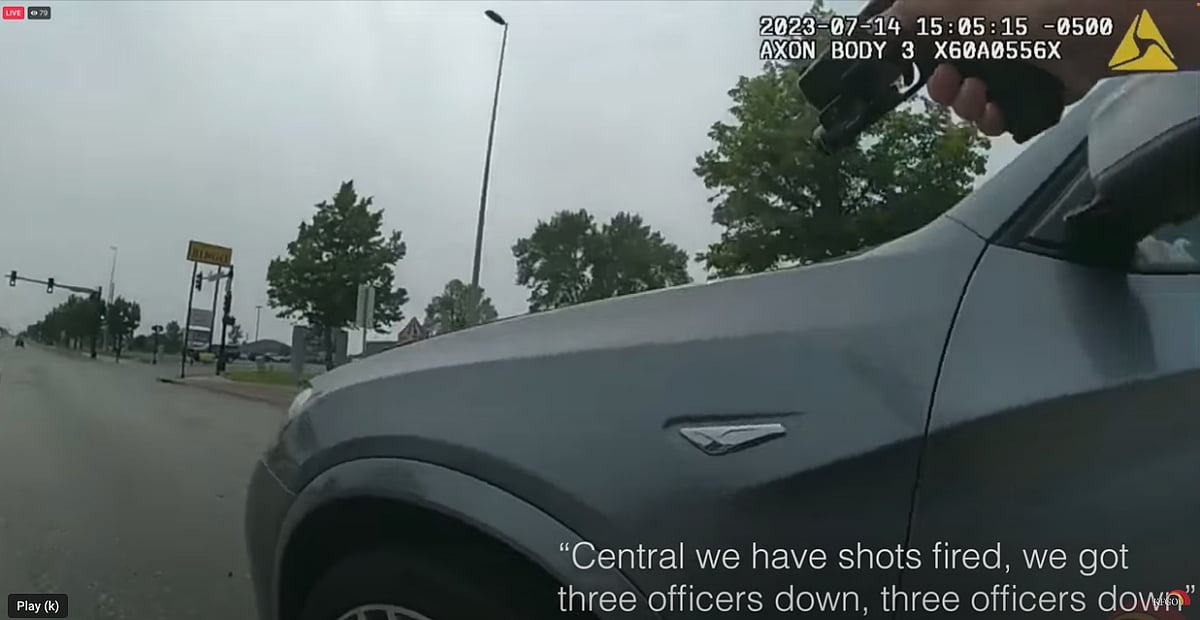 WATCH: Deadly gun battle that killed Fargo police officer caught on ...