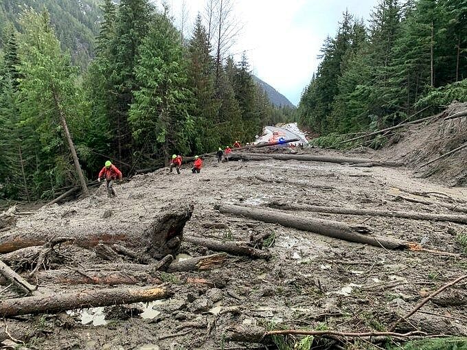 Four dead in BC landslide