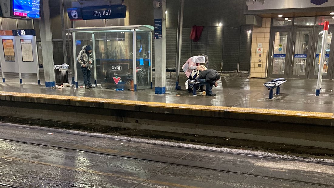 Calgary residents say LRT unsafe because of homelessness, drug addiction