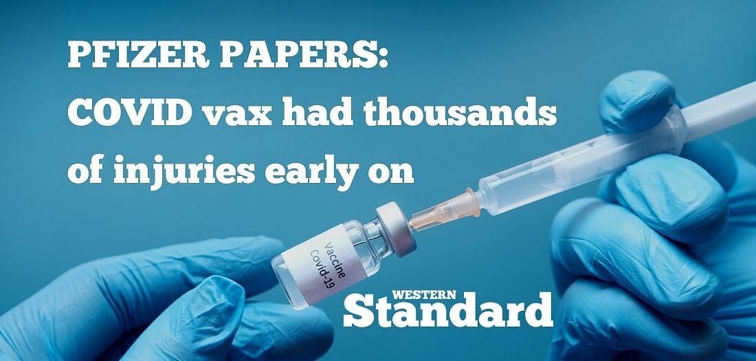PFIZER PAPERS: COVID vax had thousands of injuries early on