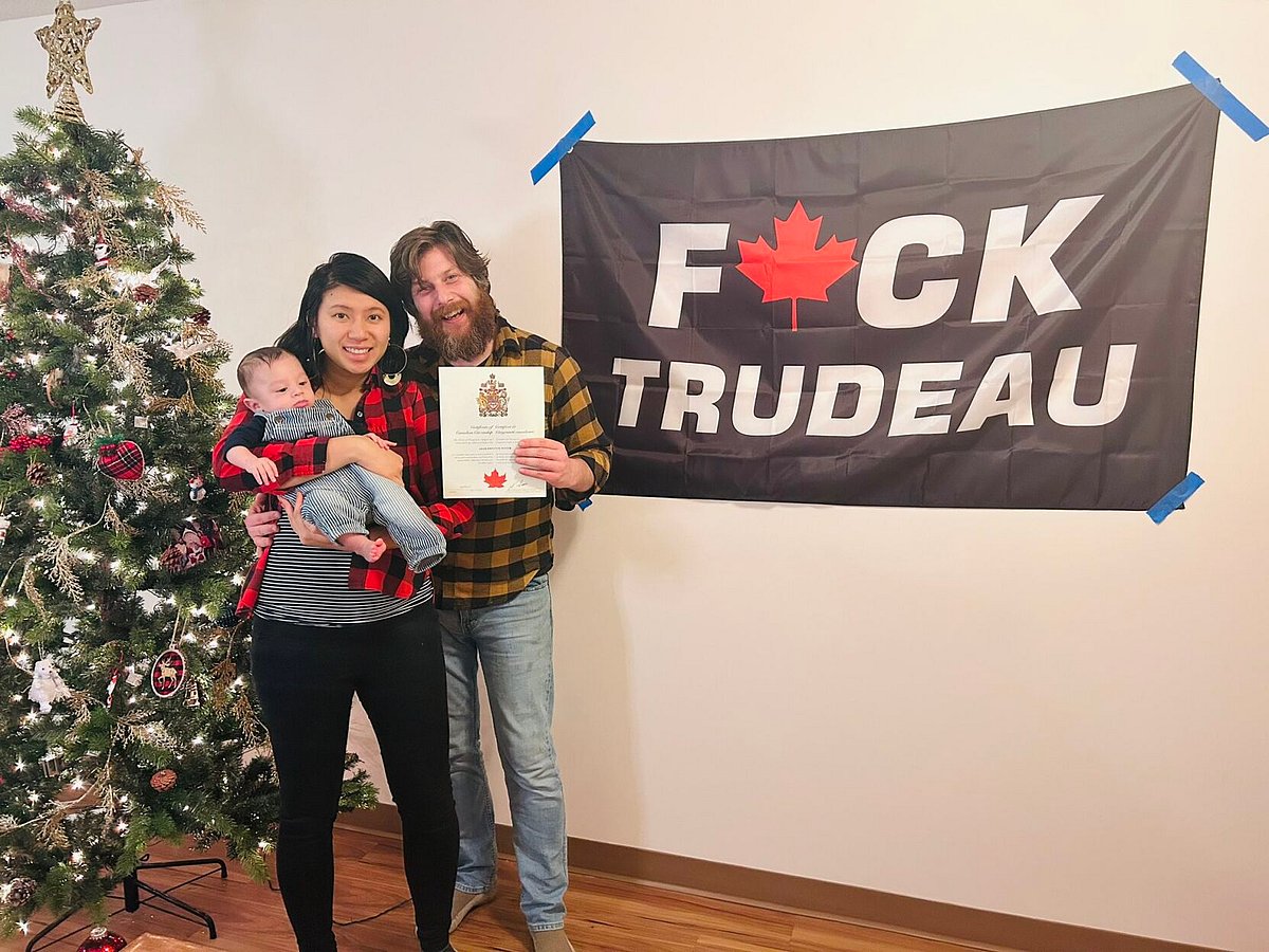 Victoria man ordered to take down ‘F Trudeau’ flag during citizenship ...