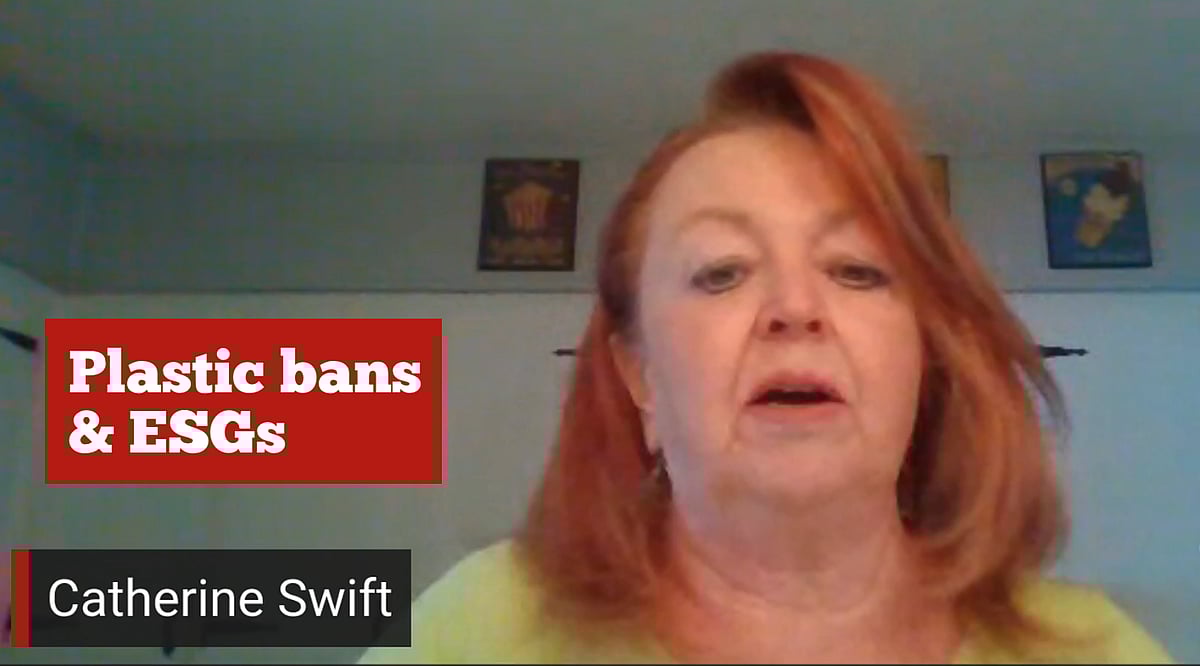 Catherine Swift talks about plastic bans & ESGs