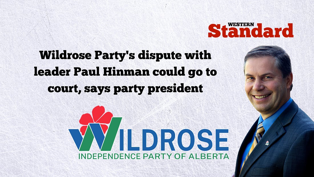 Wildrose Party's dispute with leader Hinman could go to court, says ...