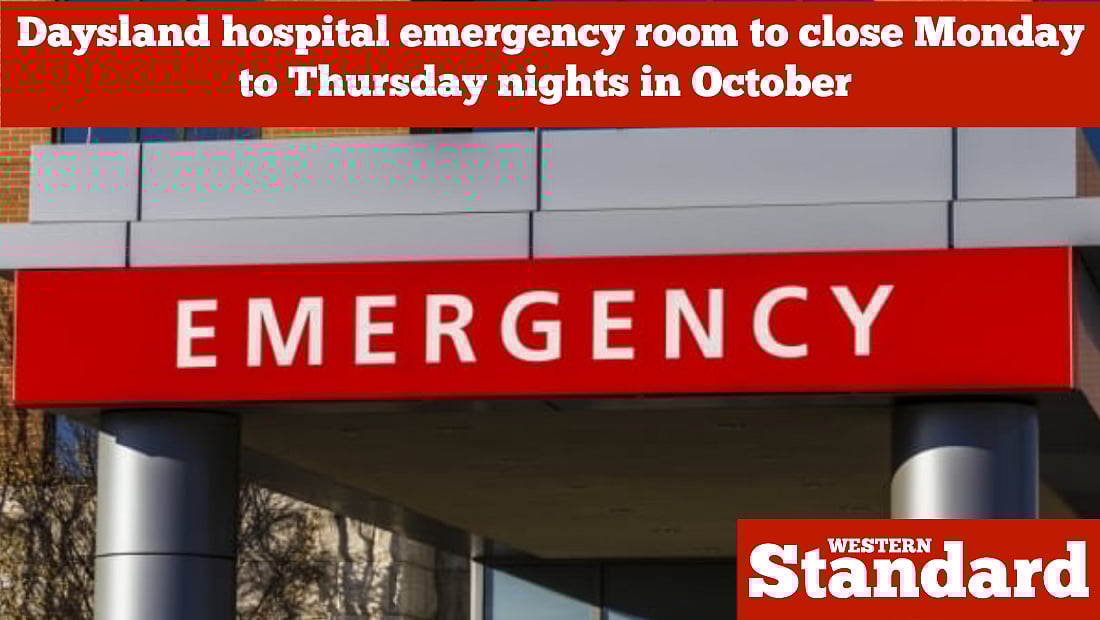 Daysland hospital emergency room to close Monday to Thursday nights in ...