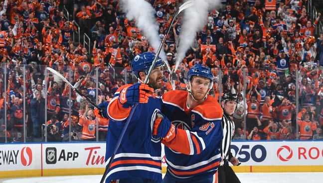 Oilers come out flying to tie series vs Golden Knights