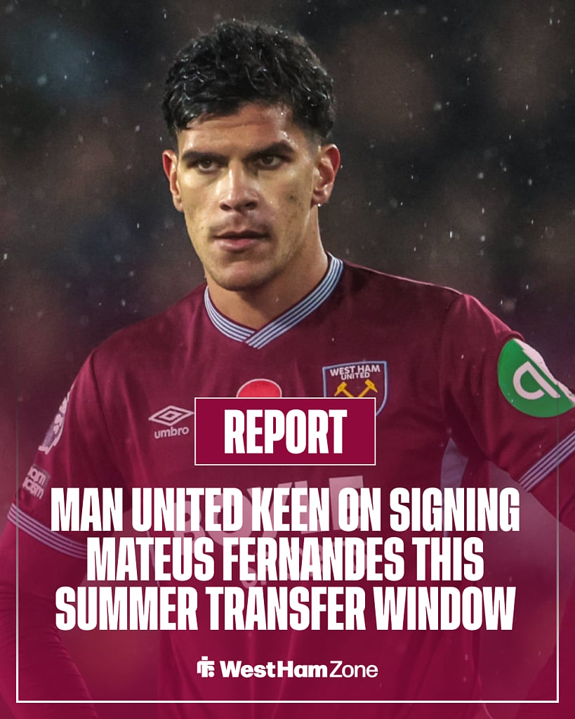 West Ham: Jamie O'Hara reacts to Mateus Fernandes to Man United update ...