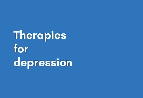 What kind of therapy can I get for depression?